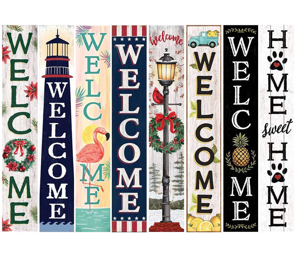 Buy decorative porch wooden signs from My Word Signs