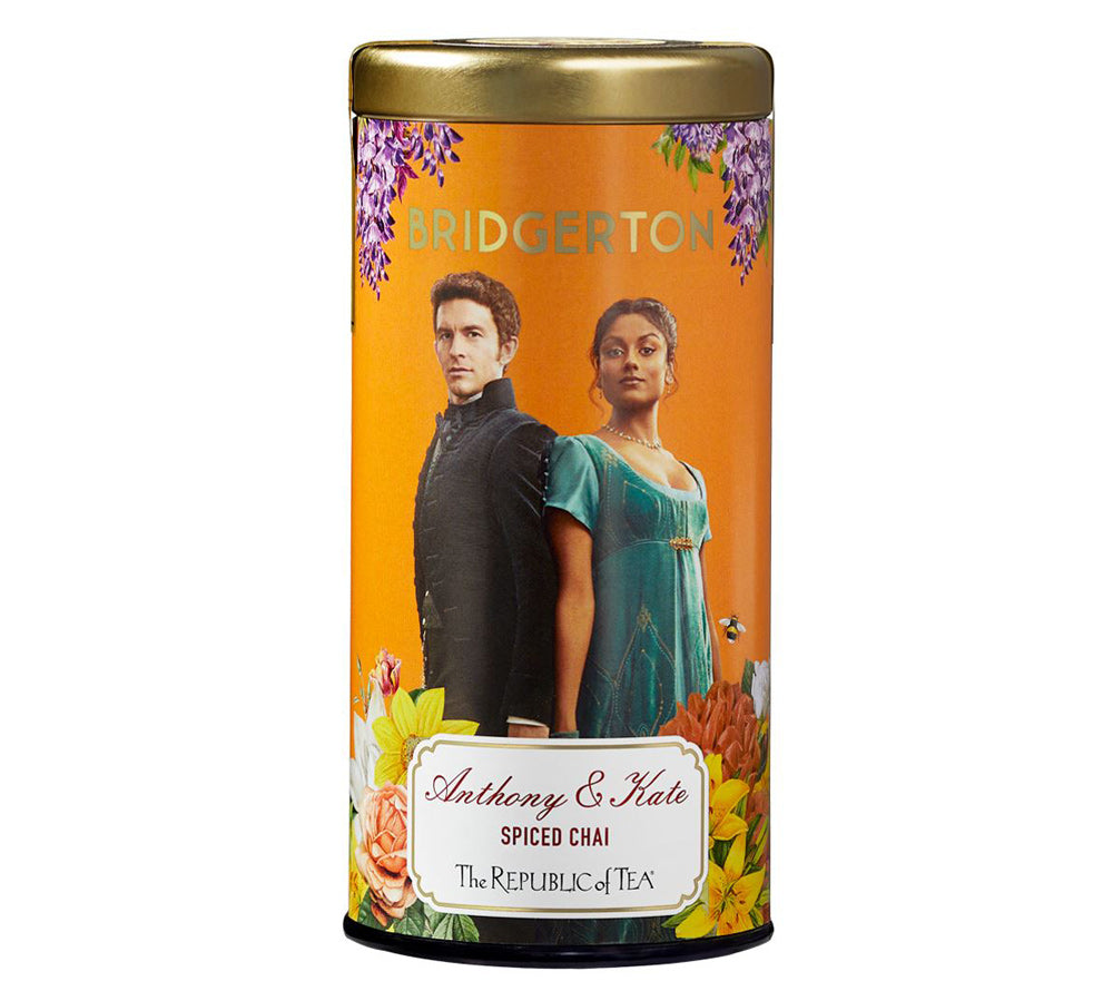 Bridgerton Anthony & Kate Spiced Chai by The Republic of Tea (metal tin ...
